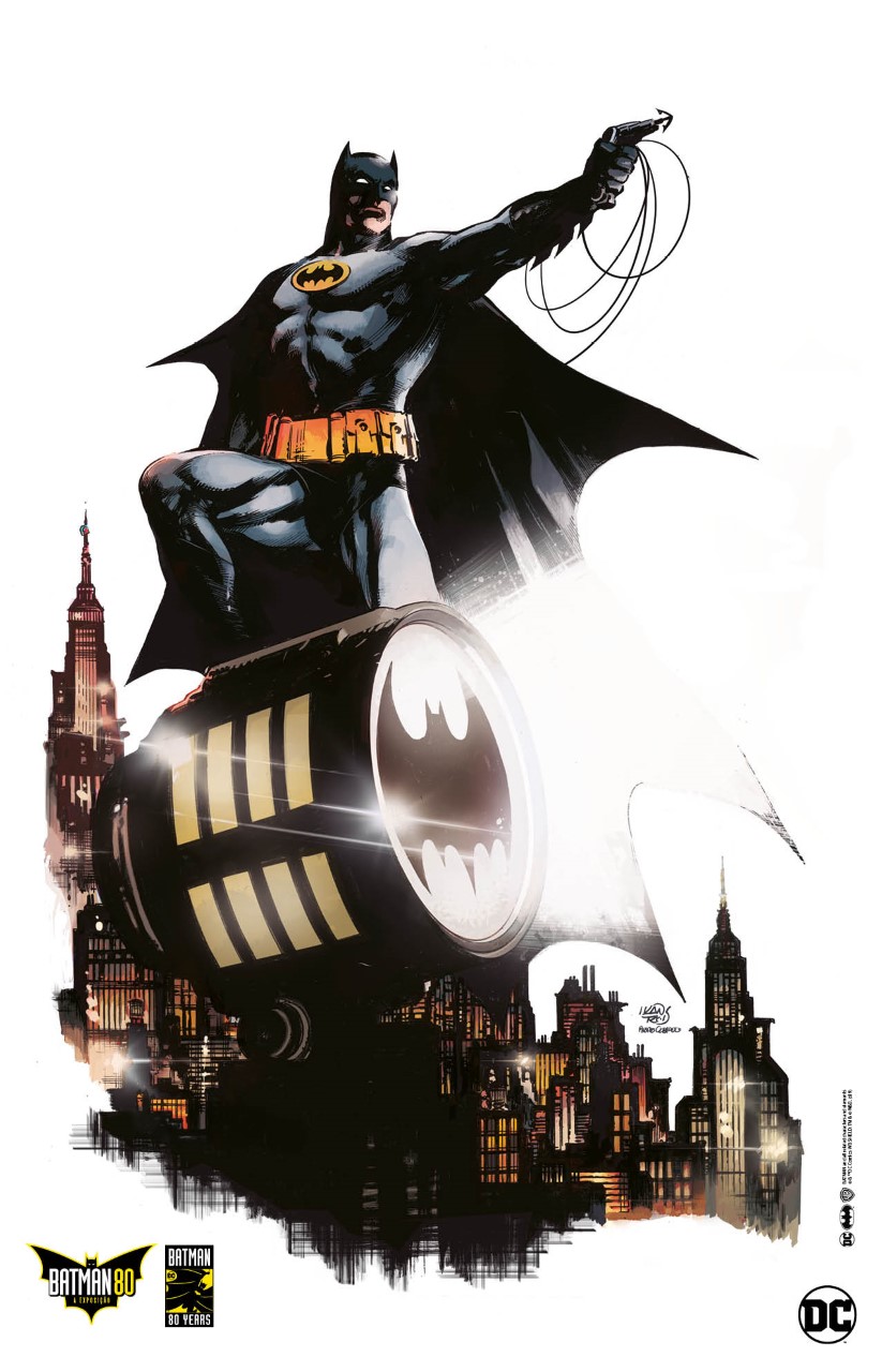 Batman 80 - A Exposição ganha pôster com arte de Ivan Reis