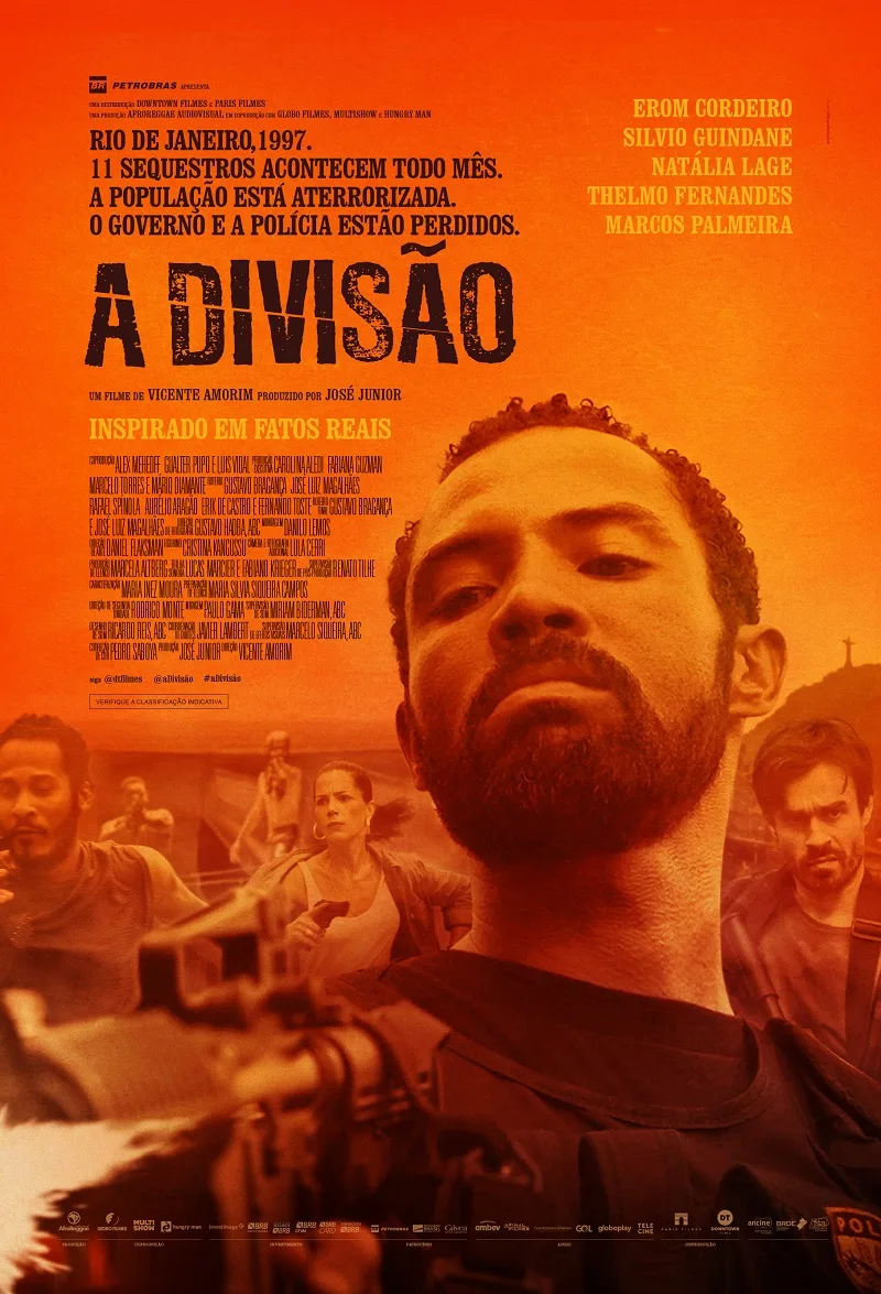 A Divisão | Filme sobre onda de sequestros no RJ ganha trailer e cartaz