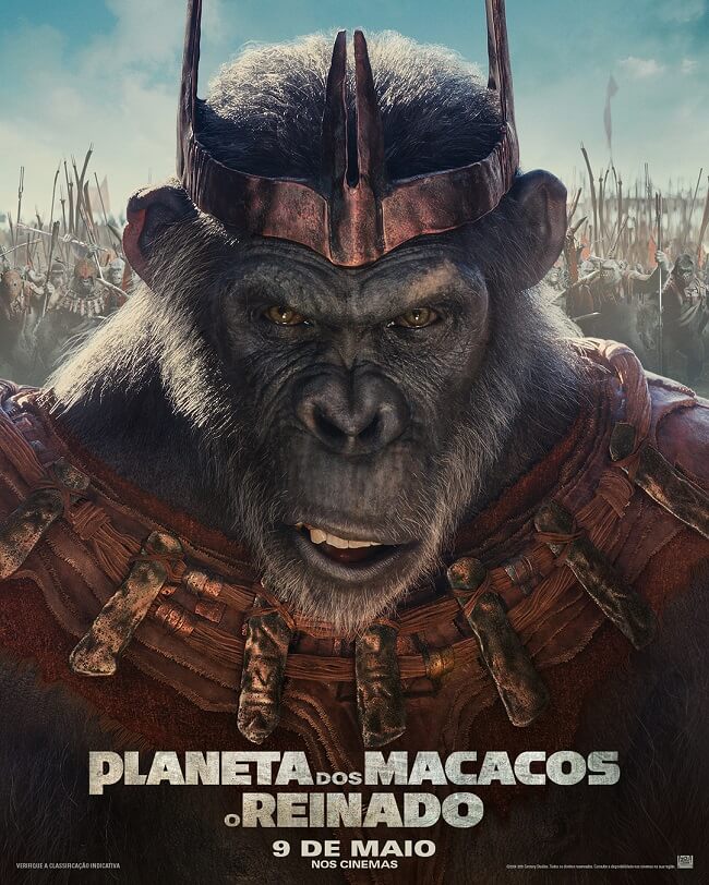 Planeta dos Macacos: O Reinado ganha trailer e cartazes